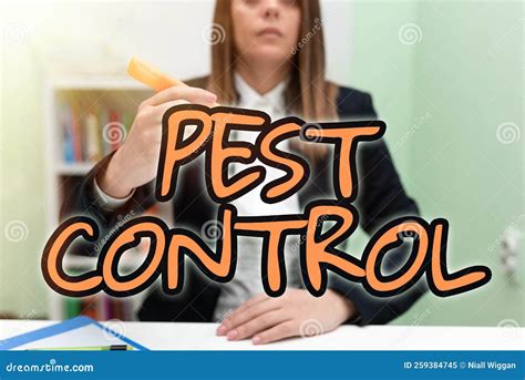 Handwriting Text Pest Control Business Approach Killing Destructive