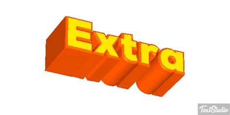 Extra Word Animated  Logo Designs