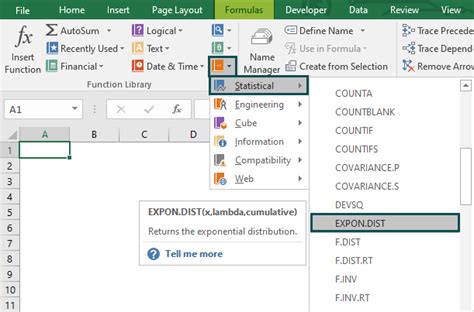 Expondist Excel Syntax Examples How To Use
