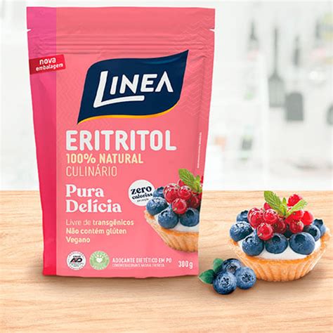 Adoçante Eritritol Linea 300g Uauness Descomplicando A Prática Do