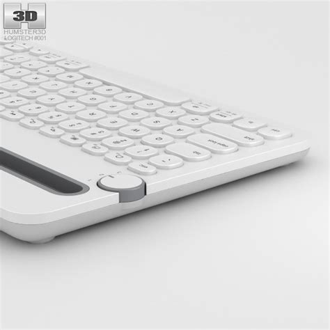 Logitech K480 Wireless Keyboard 3d Model Download Computer
