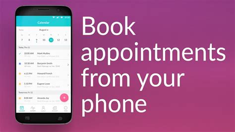 Android Appointment Booking And Scheduling App With Reminders