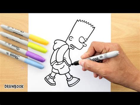 How To Draw Bart Simpson Sad