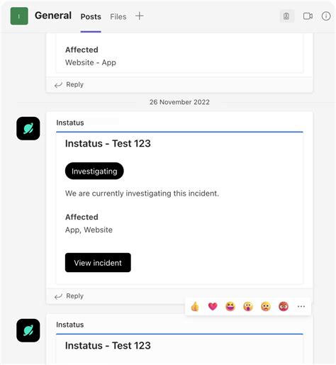 Instatus Integrations