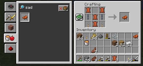 Saddle And Armor Crafting With Recipe Book Integration 116 Minecraft