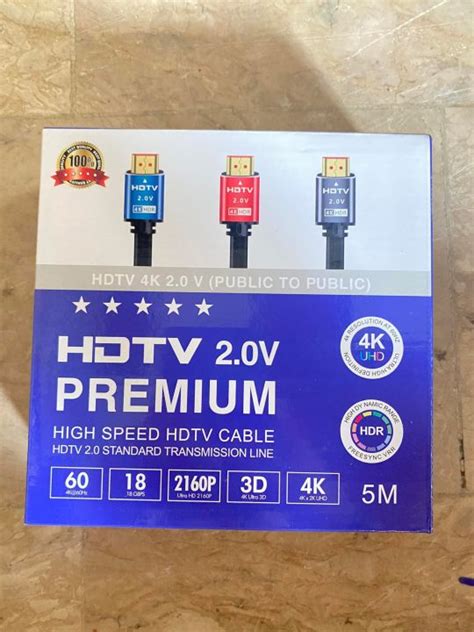 Hdmi Cable 5 Meters Hdtv 2 0v Lazada Ph