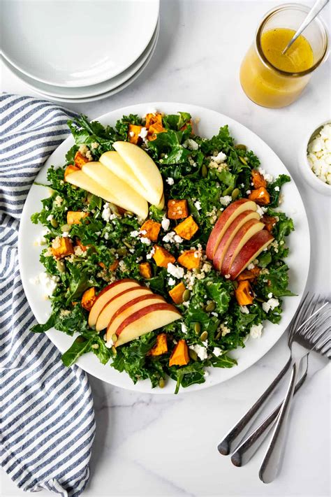 Fall Kale Salad With Sweet Potato Fresh Apron