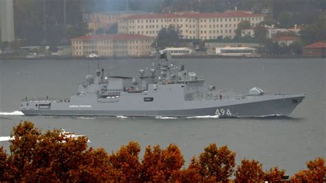 Российский фрегат Адмирал Григорович впервые прибыл в Судан