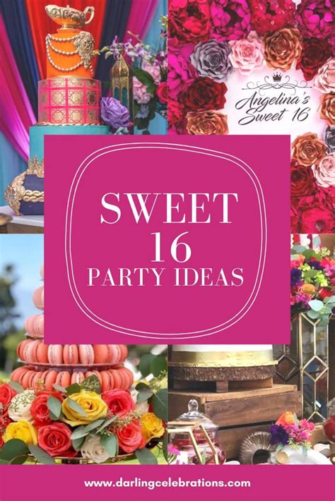 Sweet 16 Party Ideas You Will Love 30 Amazing 16th Birthday Ideas