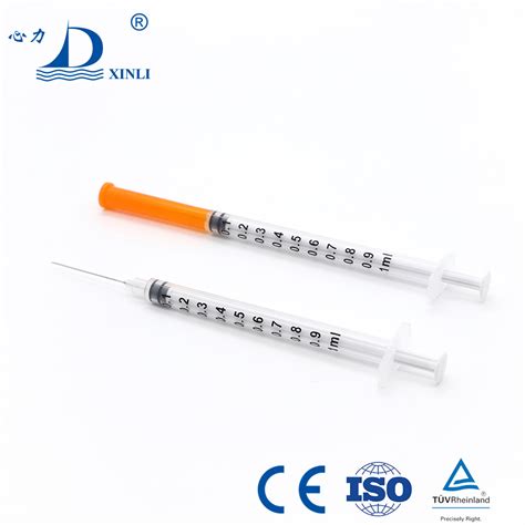 29g 30g 31g 05 Ml 1ml Disposable Safety Insulin Syringe U50 U100