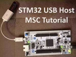 STM32 USB HOST MSC Example EmbeTronicX