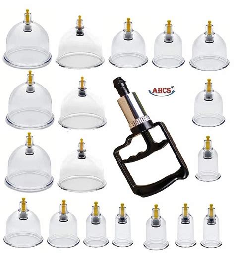 Hijama Cupping Set 12 Pc Golden Vacuum Cupping Set Hijama Premium
