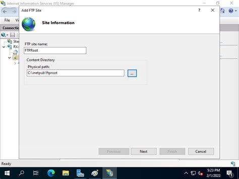 Windows Server 2022 Ftp User Isolation Server World