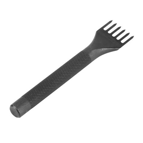 Tbest outil de poinçonnage en cuir 4 pièces ensemble bricolage cuir