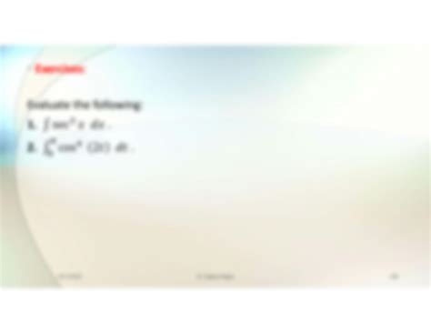 Solution Lecture 11 Trigonometric Substitution Studypool