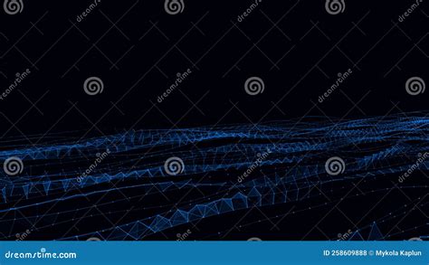 vector cyber network connection background abstract connecting dots