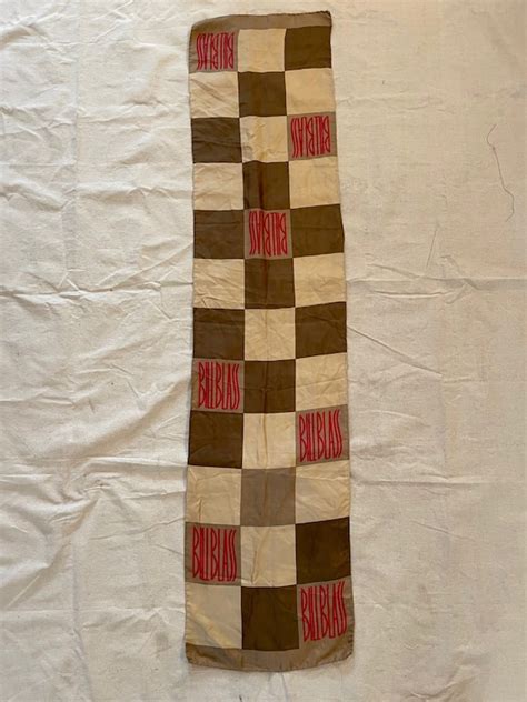 Bill Blass Vintage Silk Scarf Gem
