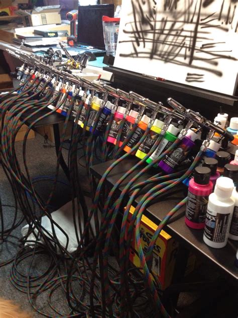 Airbrushing Studio Supplies And Techniques