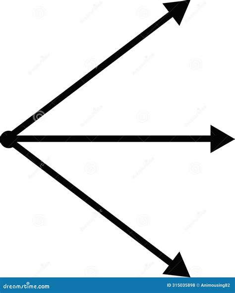 Vector Illustration Three Arrow Pointing Right Sides Stock Vector Illustration Of Sign