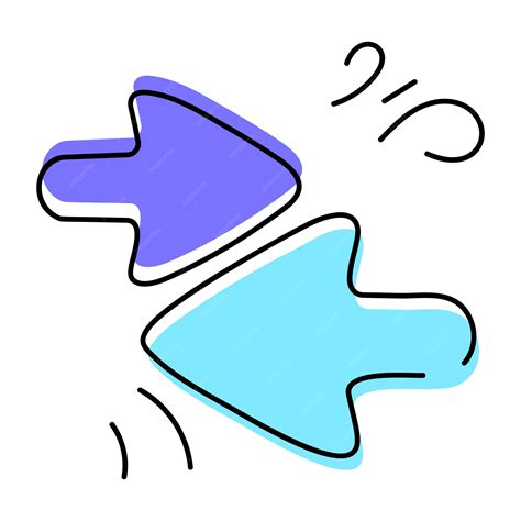 Premium Vector Cursor Buttons Hand Drawn Icon