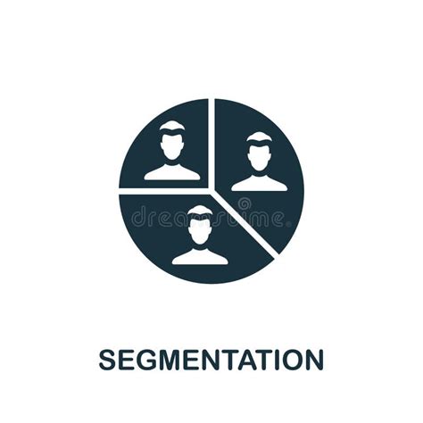 Segmentation Icon Monochrome Simple Customer Relationship Icon For Templates Web Design And