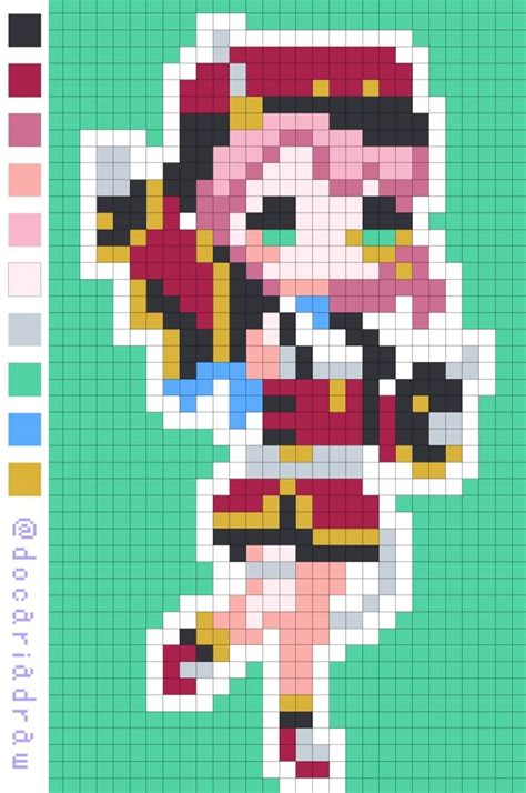 Charlotte Pixel Art Pixel Art Templates Pixel Pattern