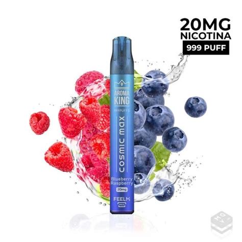 DISPOSABLE POD MAX BLUEBERRY RASPBERRY 20MG AROMA KING MASQUEVAPOR