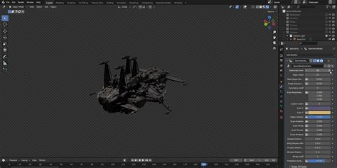 Lars Procedural Spaceship Generator Blender V3 4 0