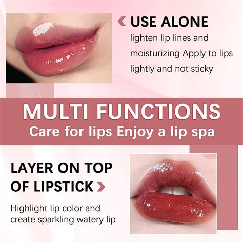 Aceite Labial Voluminoso Brillo Labial Hidratante De Larga Duración