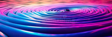 Resembling Ripples In Water With Concentric Circles Expanding Outward