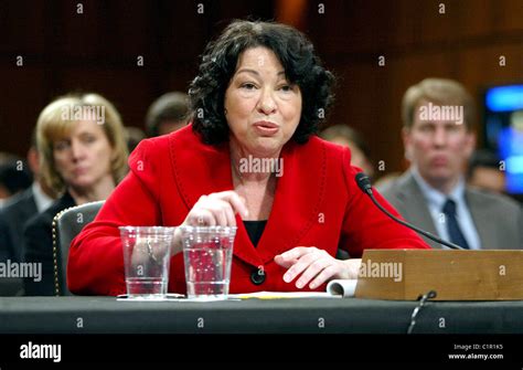 Us Supreme Court Nominee Sonia Sotomayor On The Second Day Of Her