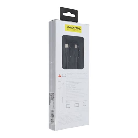 USB Kabal PAVAREAL PA X Type C Na Type C PD W M Crni Royalmobil