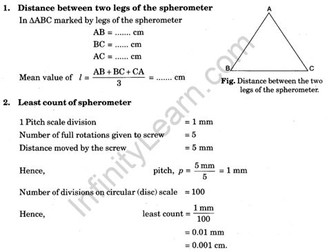 Spherometer Determining Radius Of Curvature Of Spherical Surface