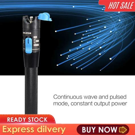 Visual Fault Locator 30mw Red Light Source Fiber Optic Cable Tester Pen