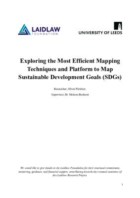 Sustainability Education SDGs Laidlaw Scholars Network