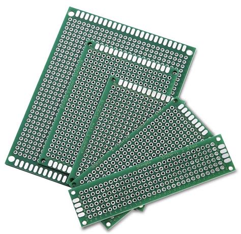 34pcs Fr 4 Pcb Prototype 5 Sizes Universal Board Breadboard Electronic Sm Components