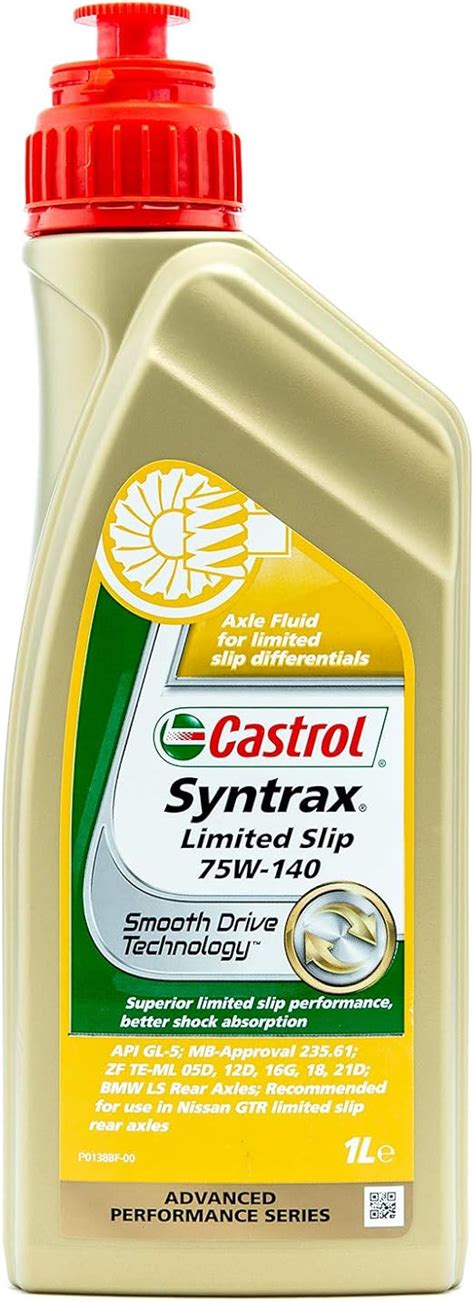 Amazon.com: Castrol Syntrax Limited Slip 75W-140 Full Synthetic Gear ...