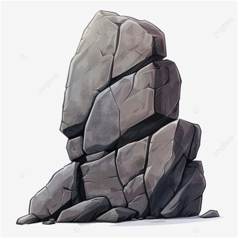 만화 돌 결석 만화 돌 돌 그림 Png 일러스트 및 이미지 에 대한 무료 다운로드 Pngtree