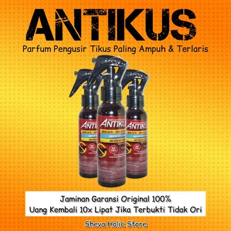 Jual Antikus Parfum Terlaris Pengusir Tikus Anti Tikus 100ml Bukan