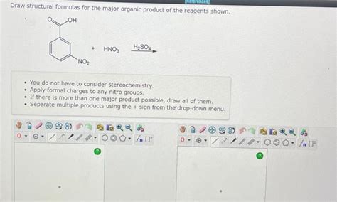 Solved Draw structural formulas for the major organic | Chegg.com