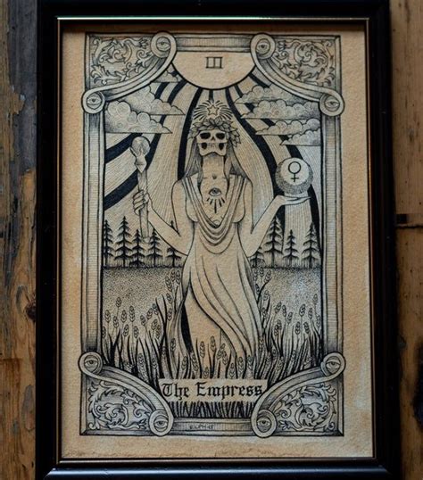 The Empress Tarot Card Tattoo