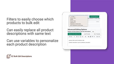 Ph Bulk Edit Descriptions Bulk Edit Product Description Shopify App
