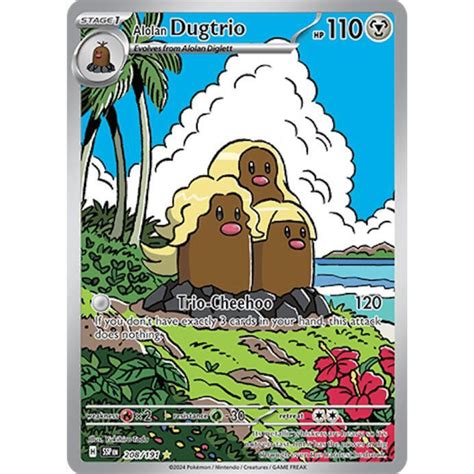 Alolan Dugtrio IR SS Searing Shot TCG