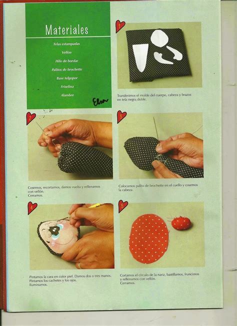 como hacer un muñeco en tela payaso Revistas de manualidades gratis