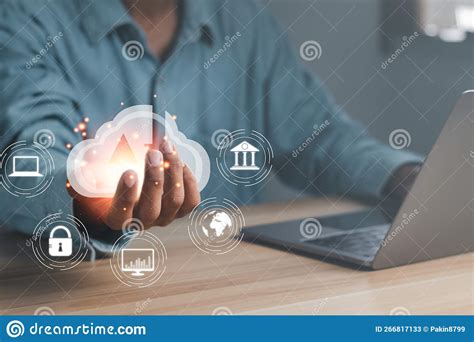 Data Storage Network And Internet Service Concept Stock Image Image