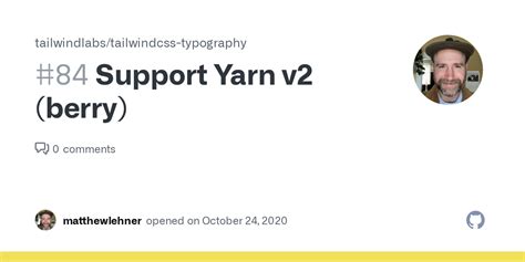 Support Yarn V2 Berry · Issue 84 · Tailwindlabstailwindcss