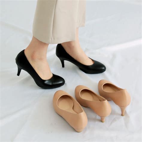 국산 발편한 데일리구두 면접구두 미들힐 뾰족코 둥근코 3cm5cm7cm 108가지 옵션