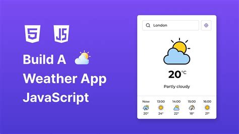 Build A Weather App In Html Css And Javascript Beginner Javascript