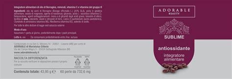 Sublime, antioxidant supplement - Adorable Beauty