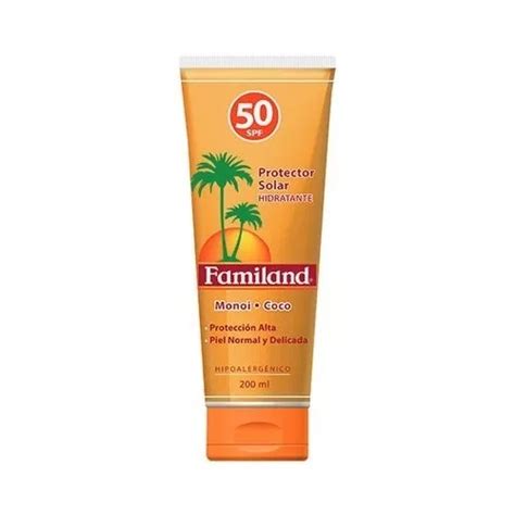 Familand Protector Solar Spf50 Aceite Monoi De Tahiti 200ml Cuotas
